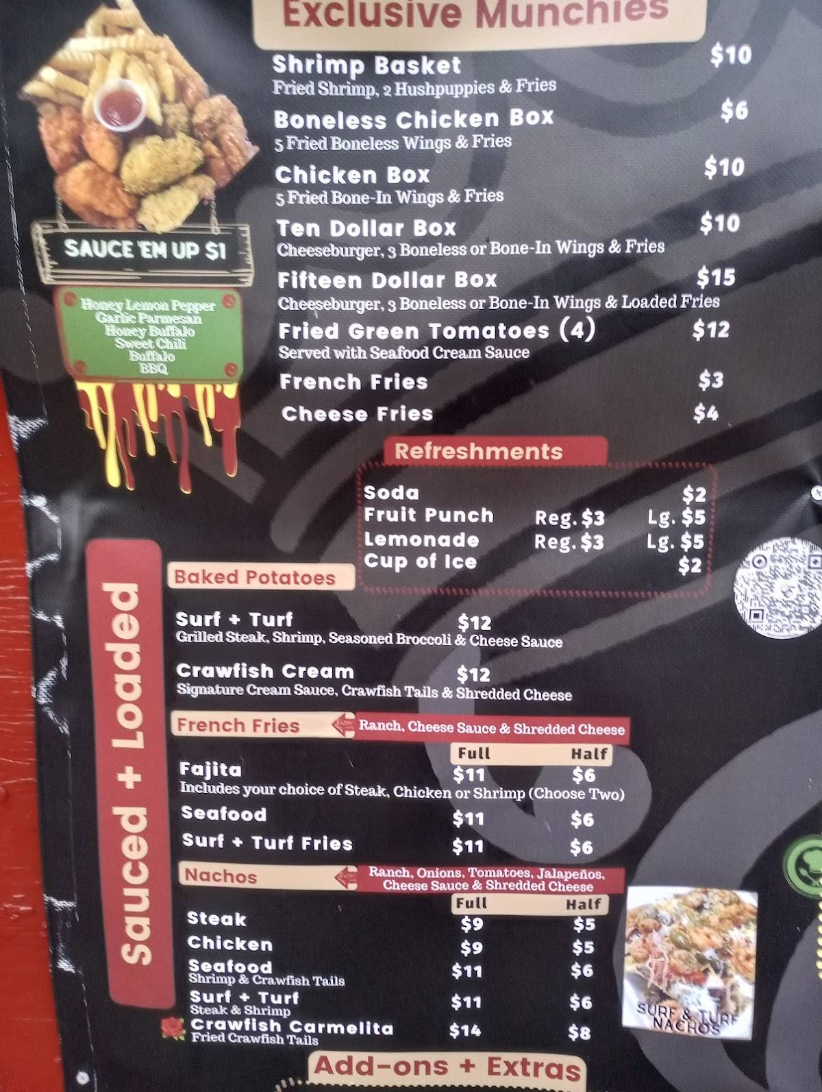 Menu at Dem Dam Burgers - Biloxi, Ms restaurant, Biloxi