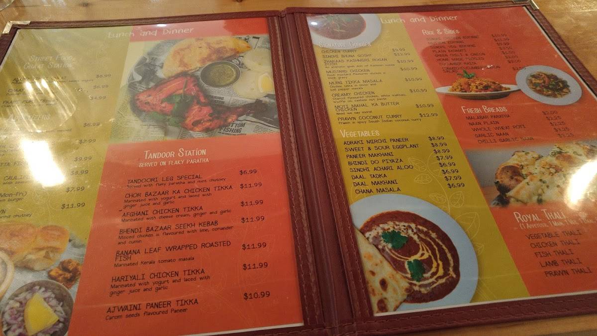 Menu at Sindhi Indian Street Food desserts, Mississauga, 488 Eglinton ...