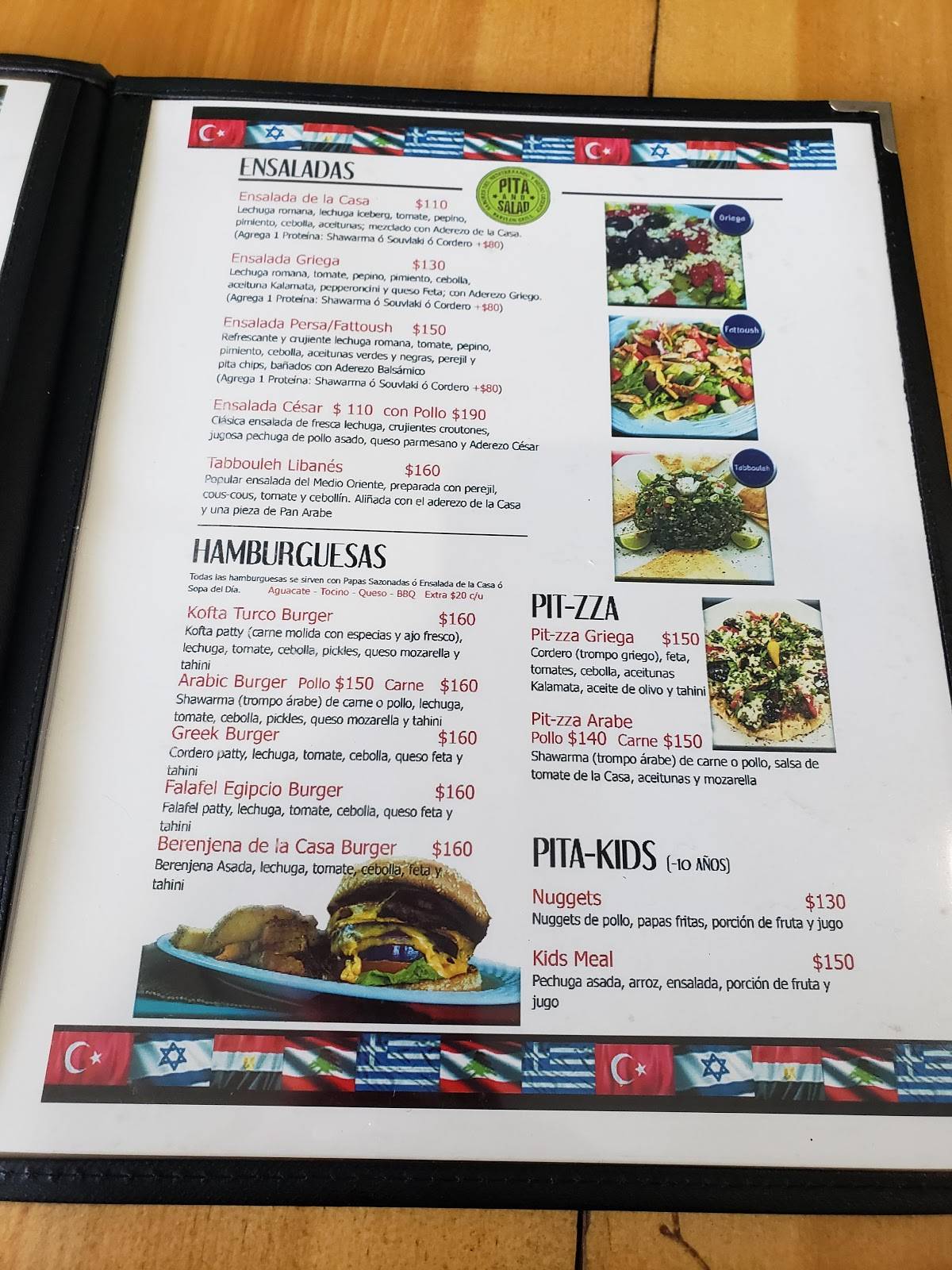 Carta del restaurante Don Habibi Grill, Mexicali