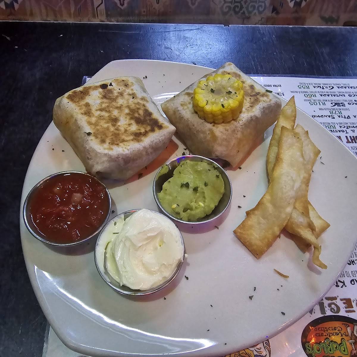 Menu at Don Pablos restaurant, Johannesburg South