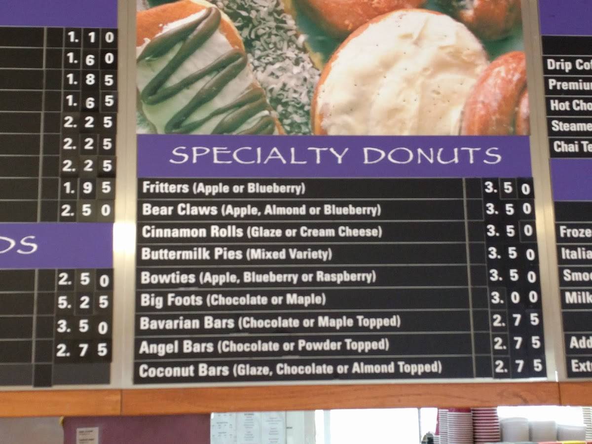 Menu at Donut House restaurant, Anacortes