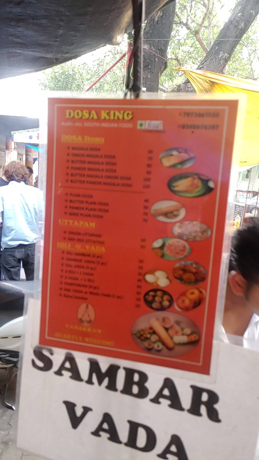 Menu at Dosa King - Authentic South Indian Food, Chandigarh
