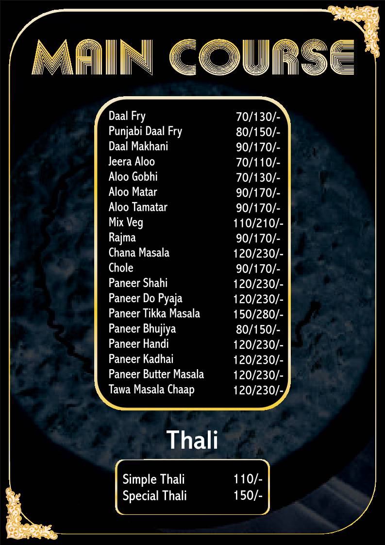 Menu at Dusri Mehfil Family Restaurant, Sandila