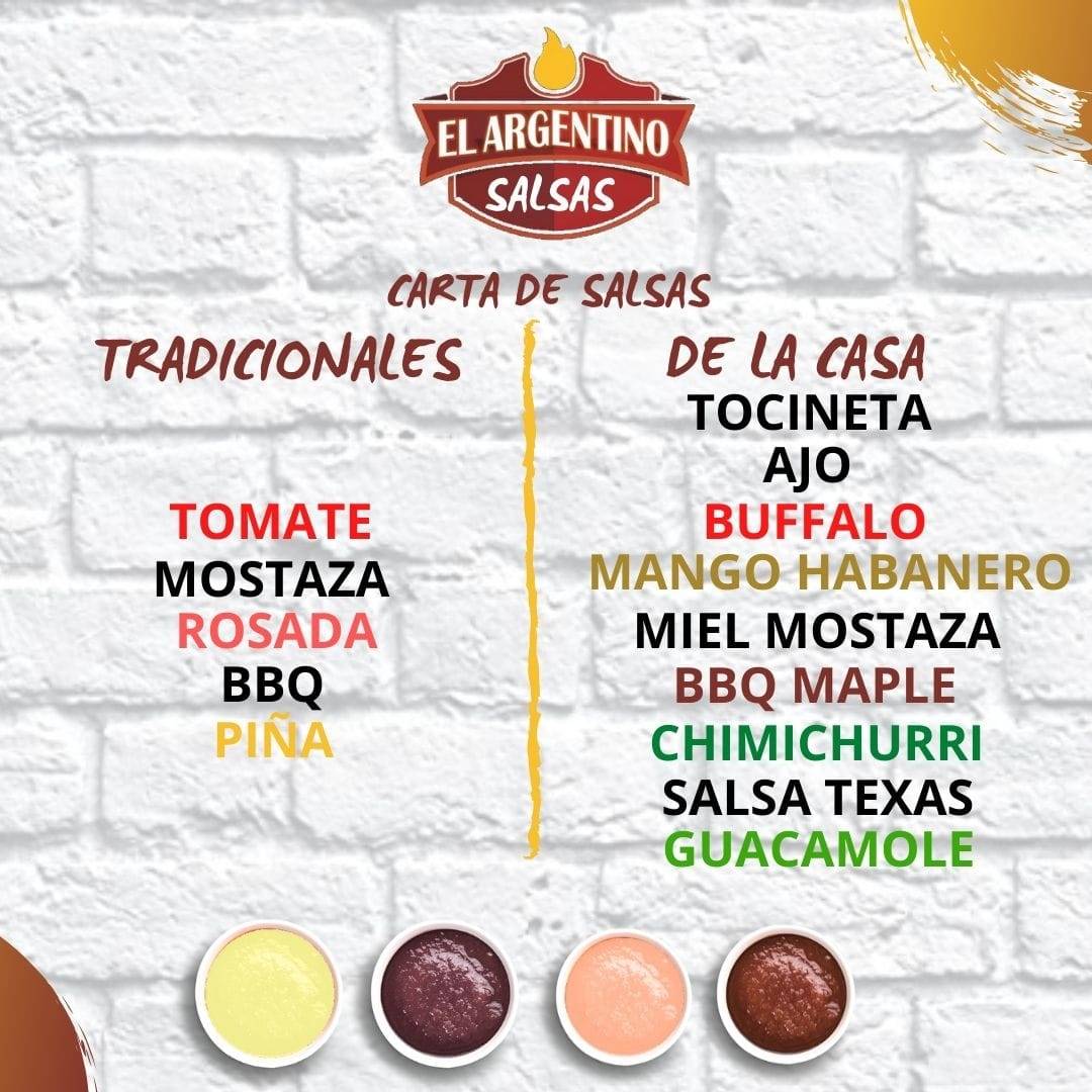 Carta del restaurante EL ARGENTINO EXPRESS, Jamundí