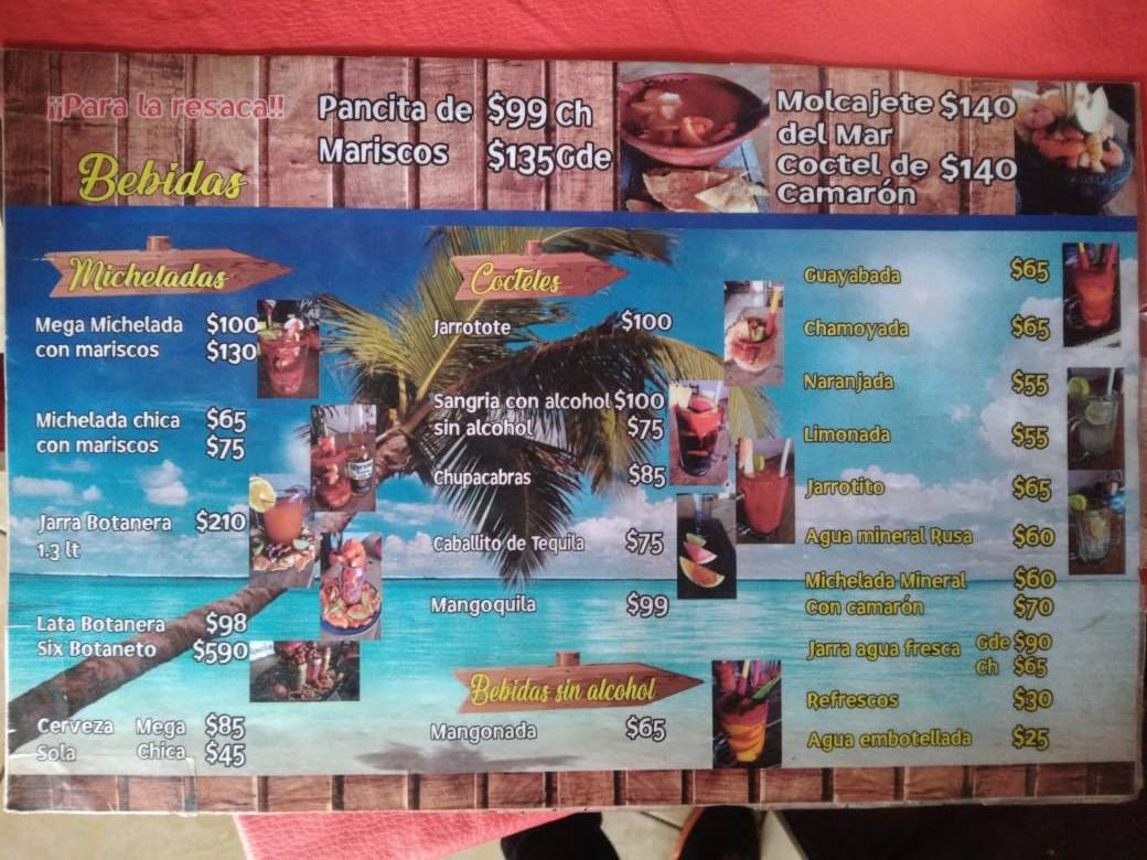 Menu at EL TACO-TOTE restaurant, Apizaco, Blvd. 16 de Septiembre