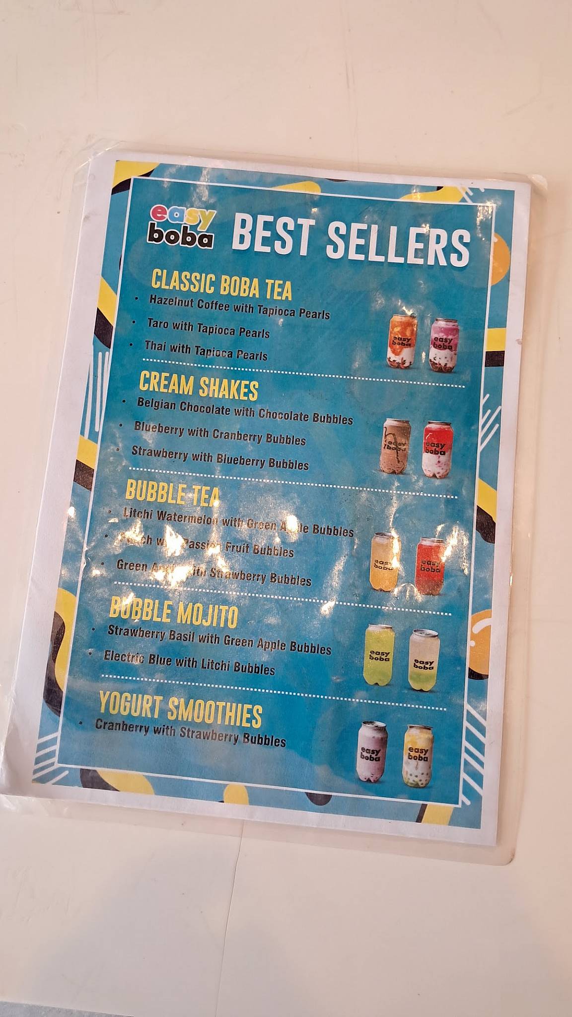 Menu at Easy Boba BubbleTea - Kemps Corner, Mumbai