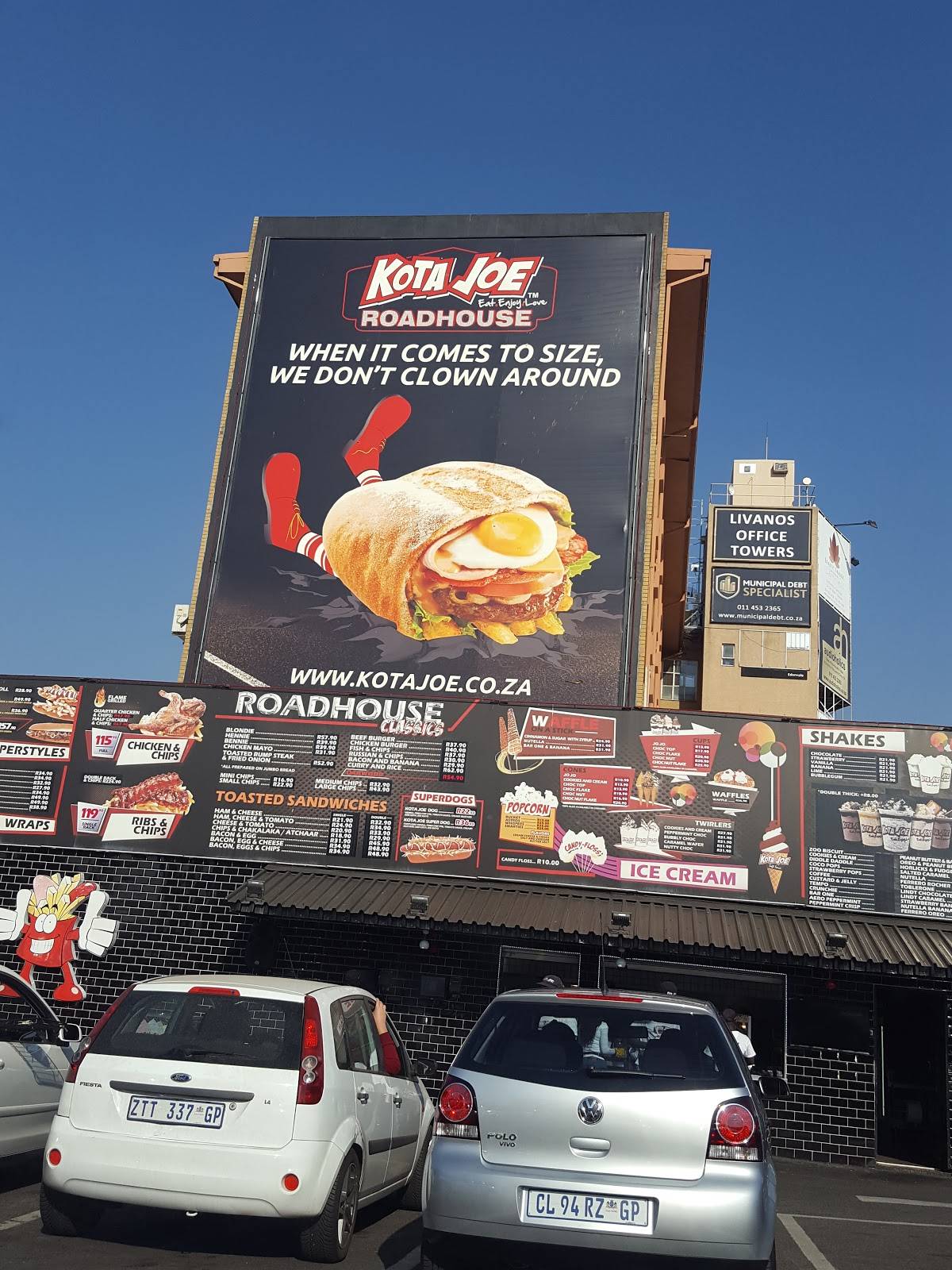 Menu at Kota Joe Roadhouse - Edenvale restaurant, Edenvale, 13 Van ...