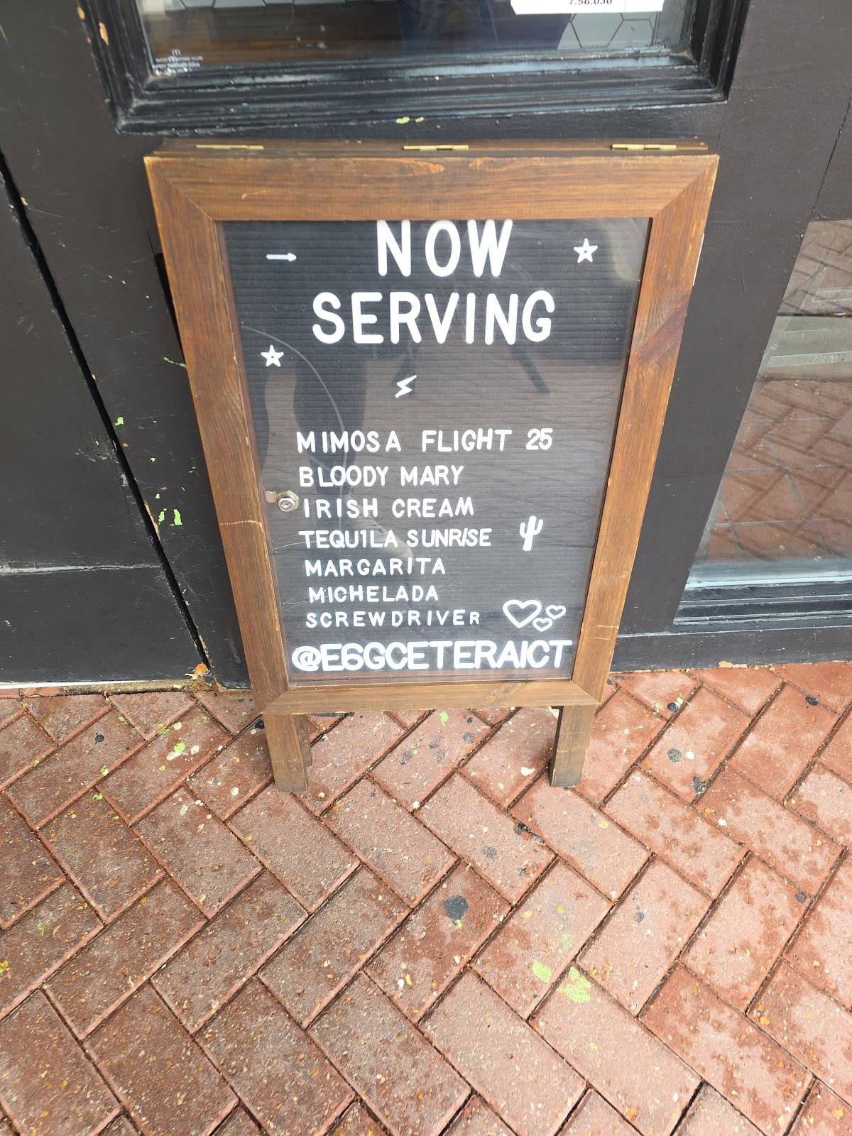 Menu at Egg Cetera restaurant, Wichita