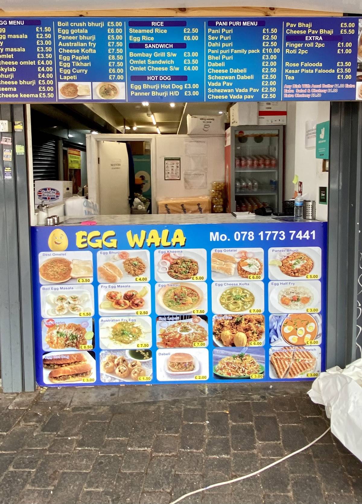 Menu at Egg Wala (Wembley), Wembley