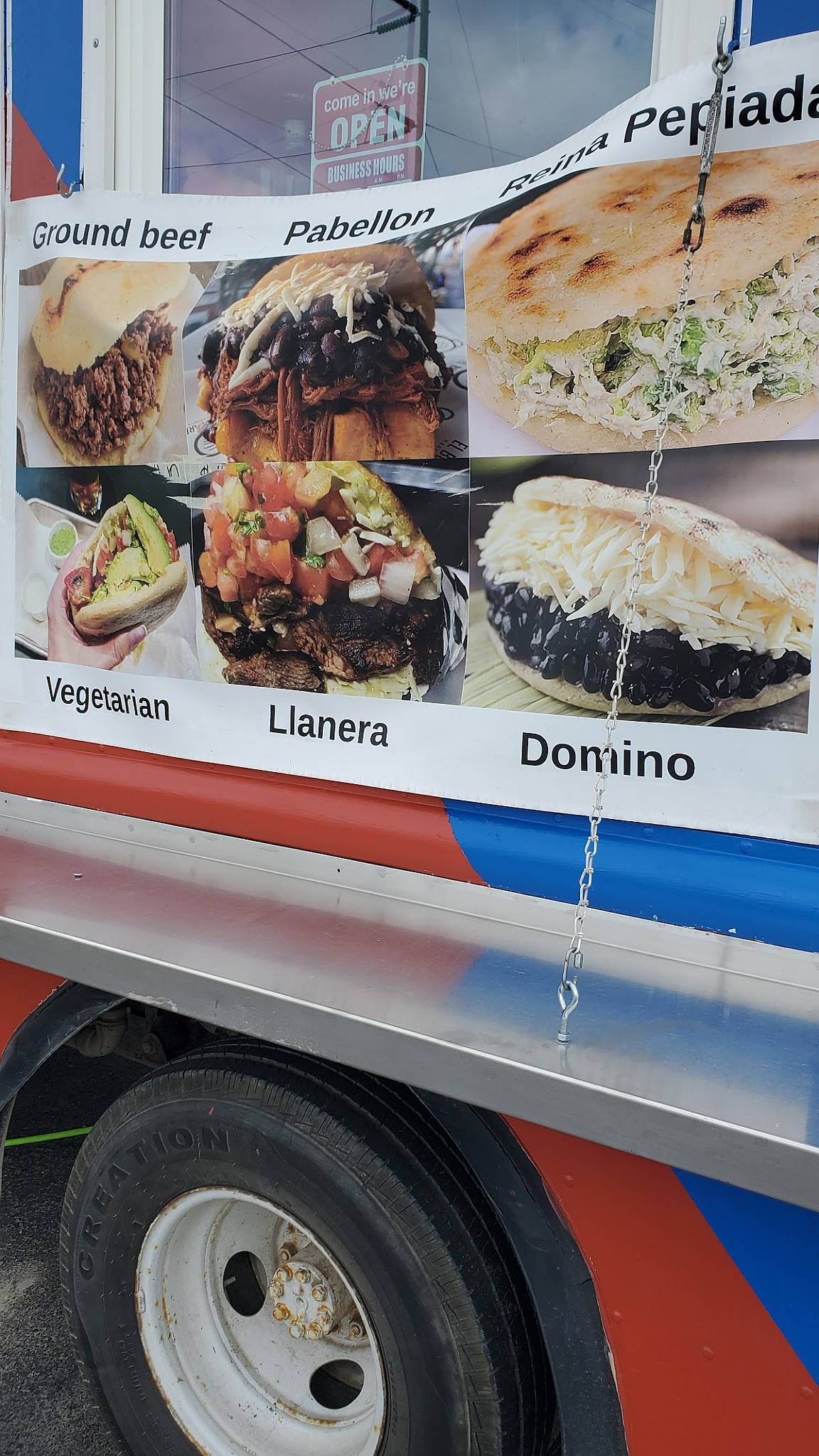 Menu at El Arepón Venezuelan Food restaurant, Bellevue