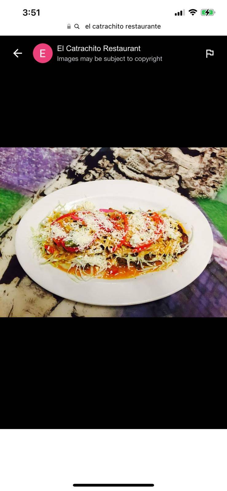 Menu at El Catrachito restaurant, Houston