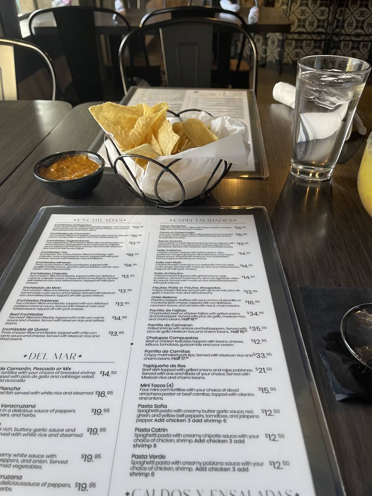 Menu at El Catrin Restaurant & Bar, San Antonio