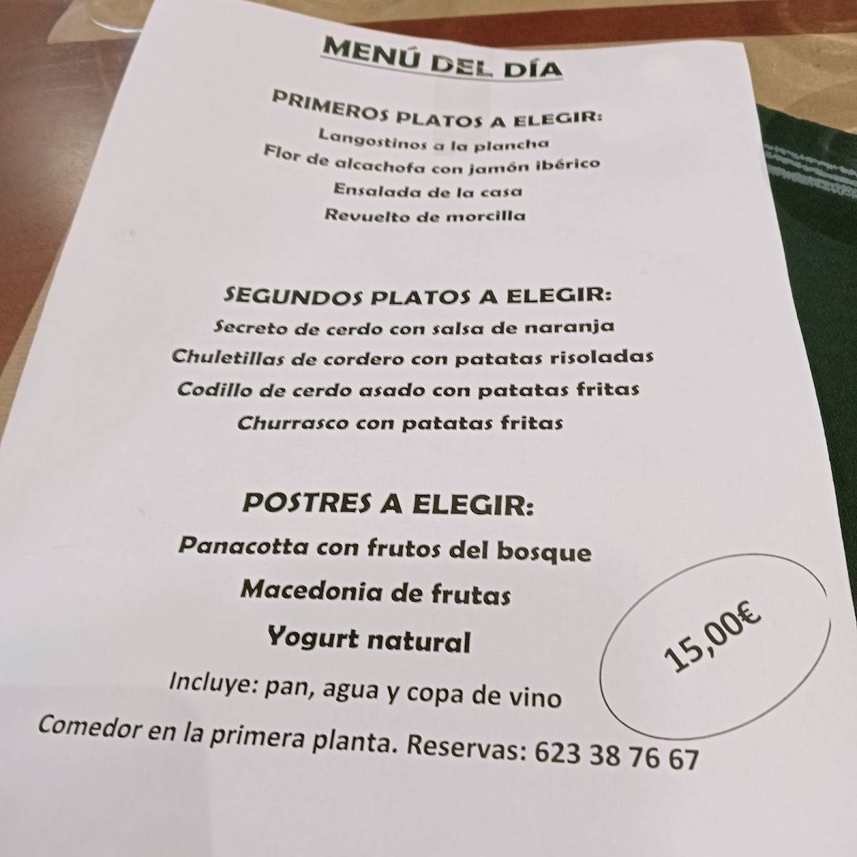 Carta del pub y bar El Ciervo Bilbao, Bilbao, Askao Kalea