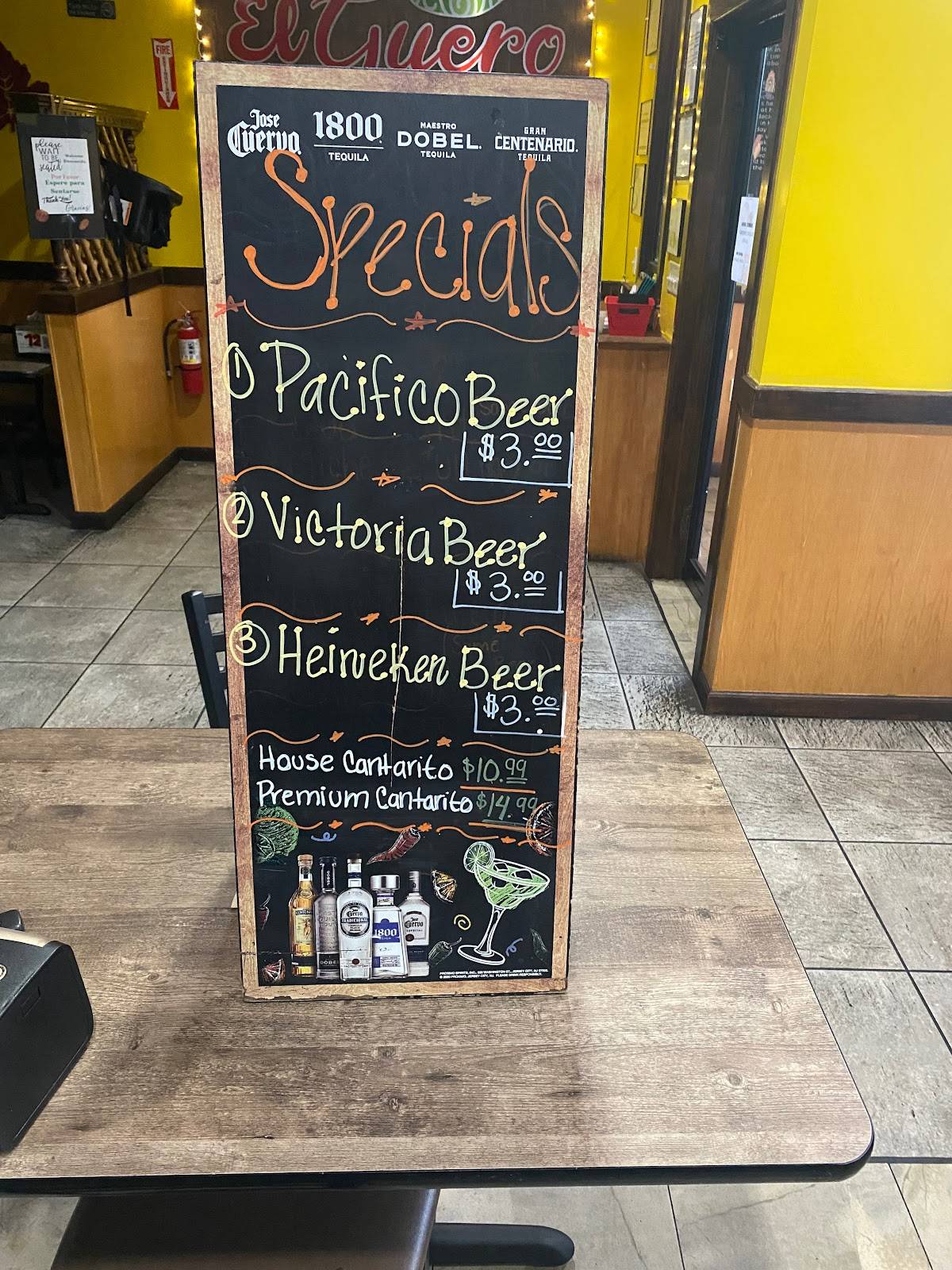 Menu at El Guero Mexican Grill restaurant, Lilburn