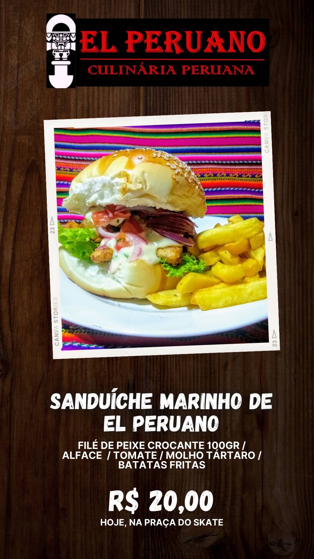 Menu at El Peruano restaurant, Maceió
