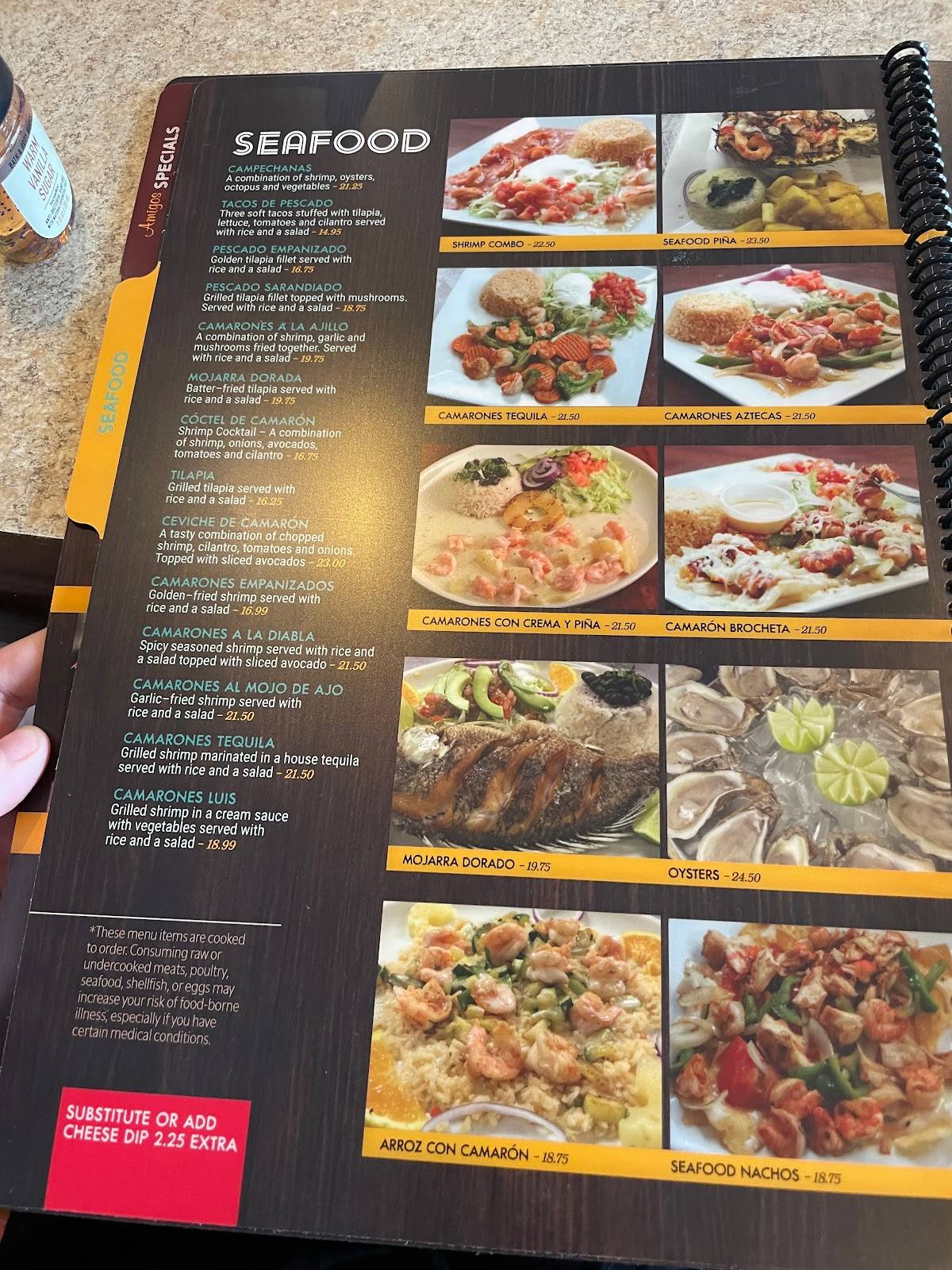 Menu at El Sarape Mexican Restaurant, Hickory