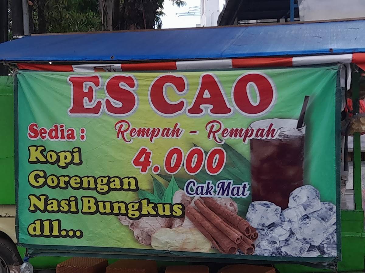 Menu at Es cao rempah rempah cafe, Surabaya