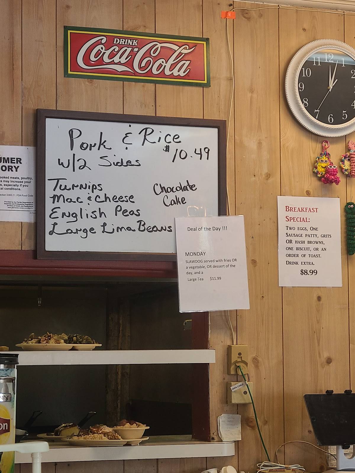 Menu at Everybody's Restaurant, Baldwin