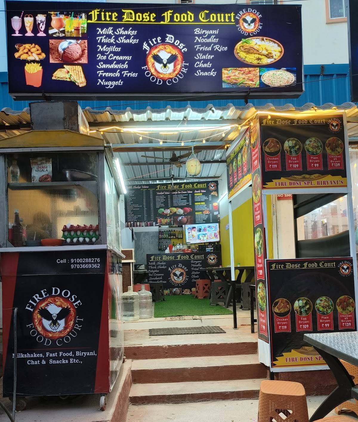Menu at FIRE DOSE FOOD COURT, Hyderabad