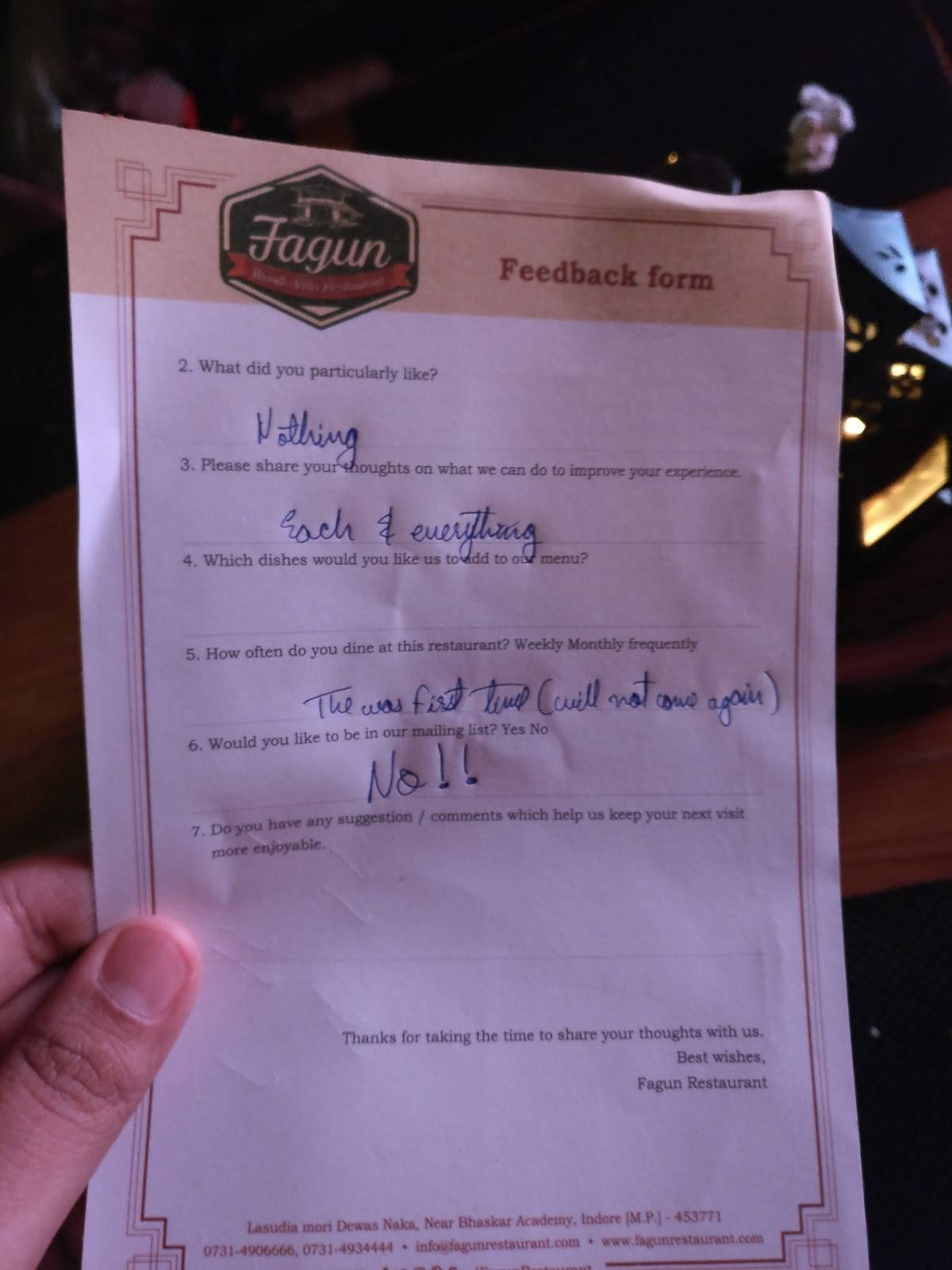 Menu at Fagun Restaurant, Indore, Lasudia Mori Dewas Naka