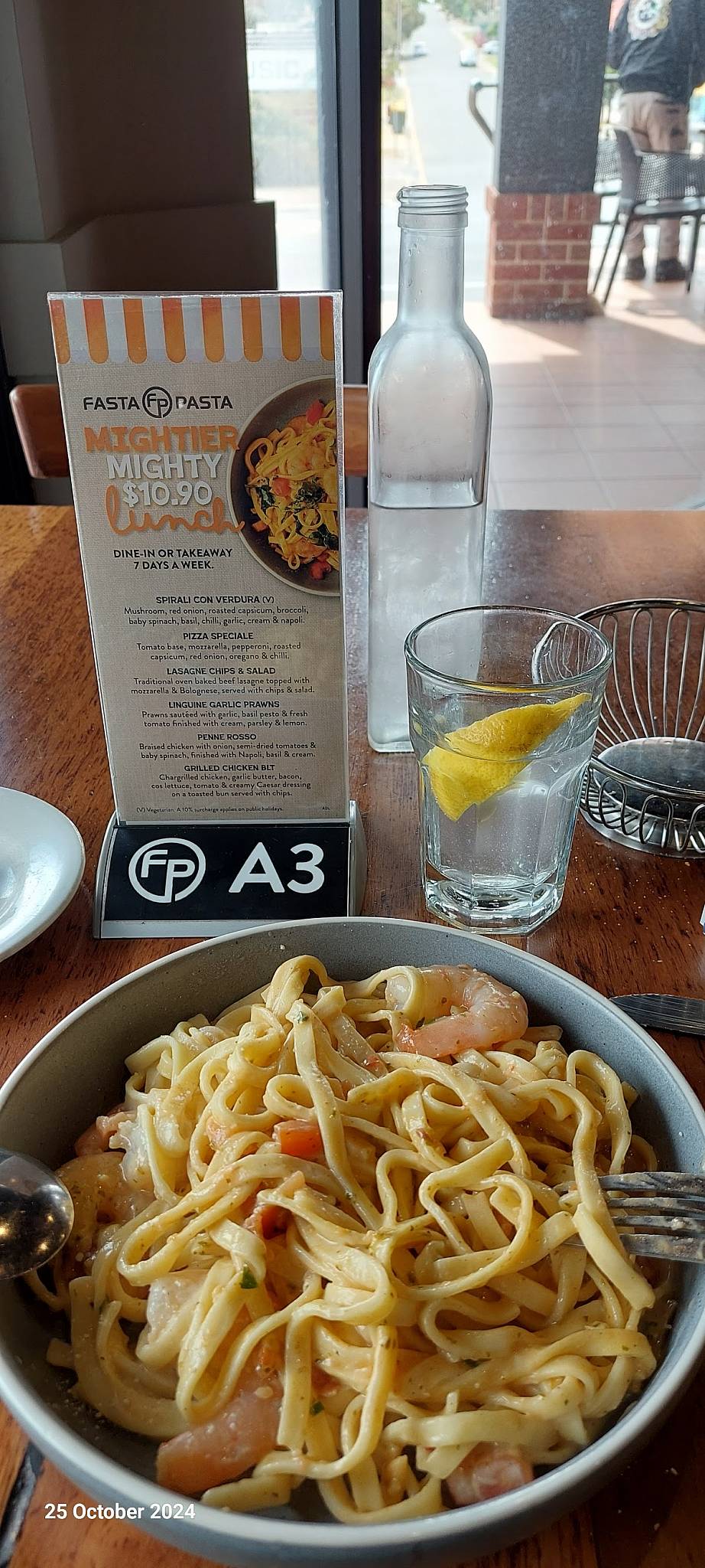 Menu at Fasta Pasta restaurant, Christies Beach