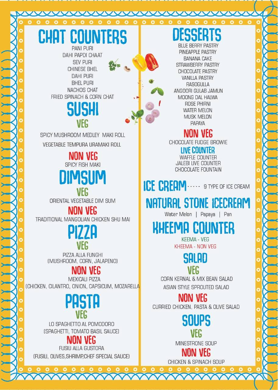 Menu at Flechazo Buffet Restaurant & Banquets, Guntur, Guntur
