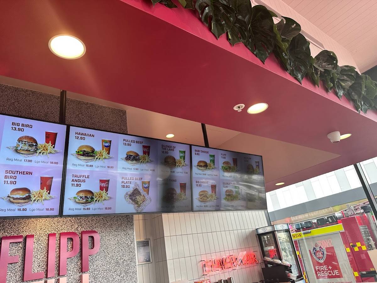 Menu at Flipp Burgers Elara Village restaurant, Marsden Park