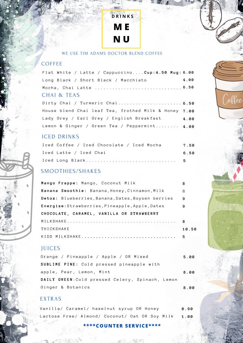 Menu at Flume By The River restaurant, Maroochydore