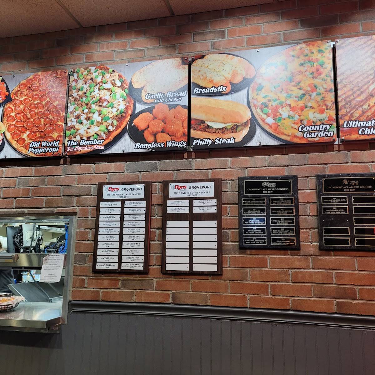 Menu at Flyers Pizza Groveport pizzeria, Groveport