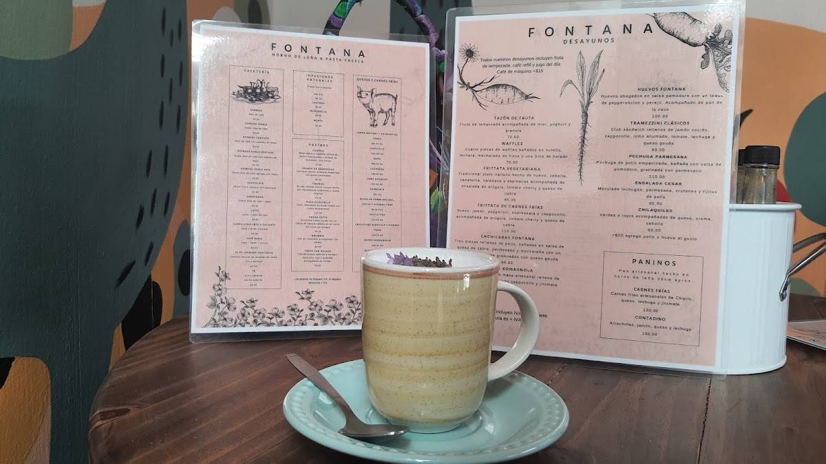 Menu at Fontana Restaurante Chipilo, Chipilo