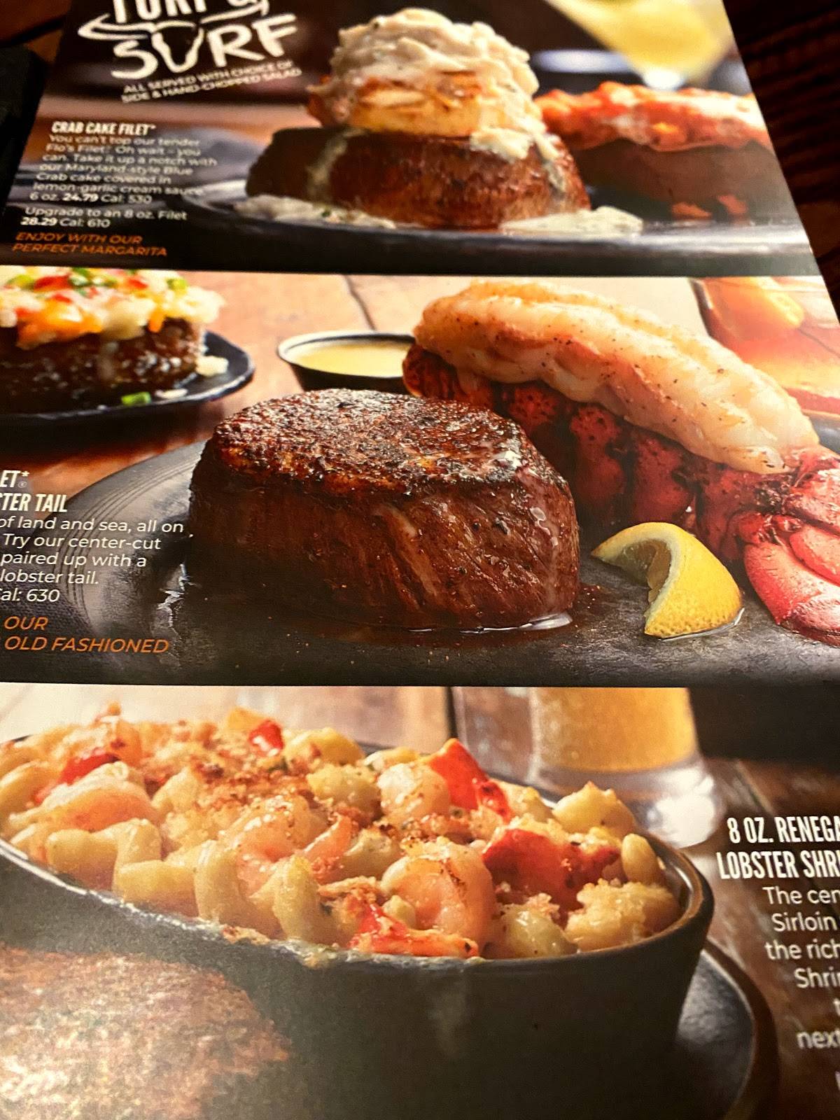 Menu at LongHorn Steakhouse, Fort Collins