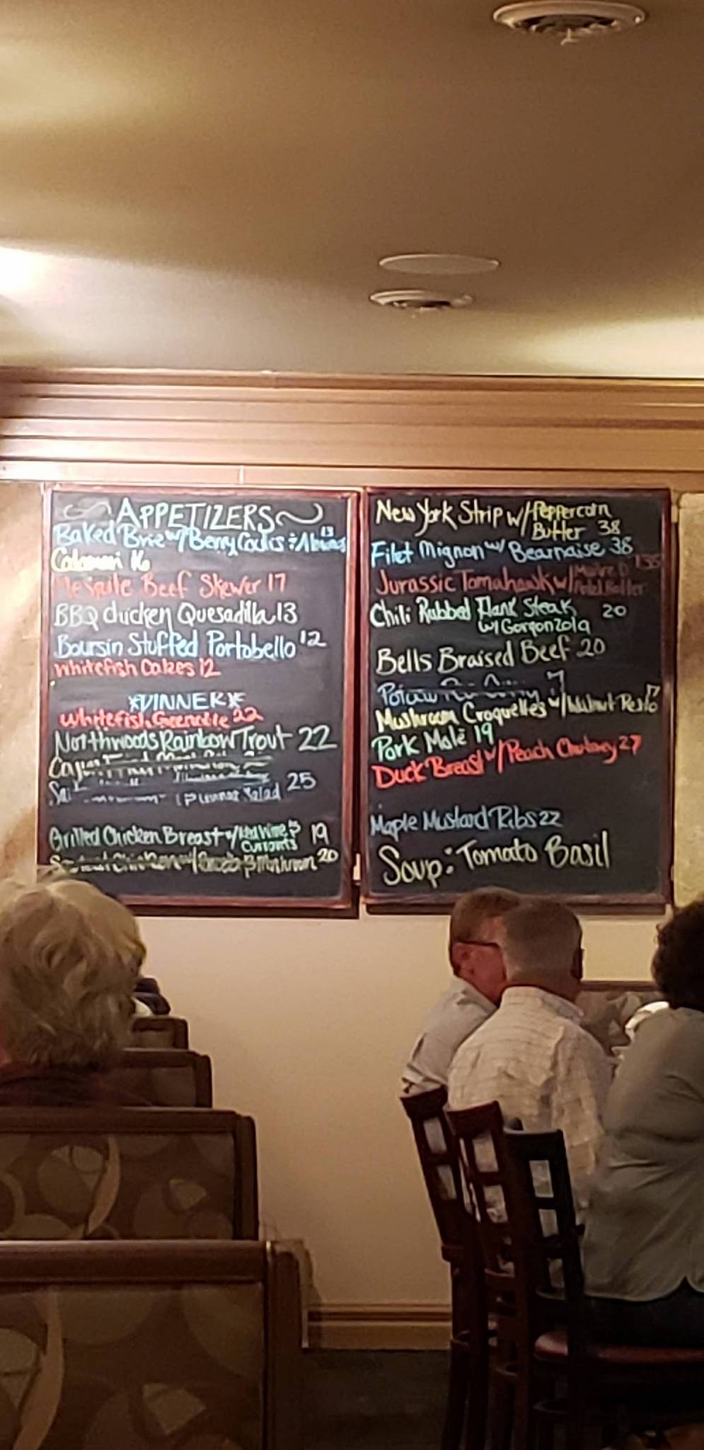 Menu at Four Roses Cafe, Plainwell