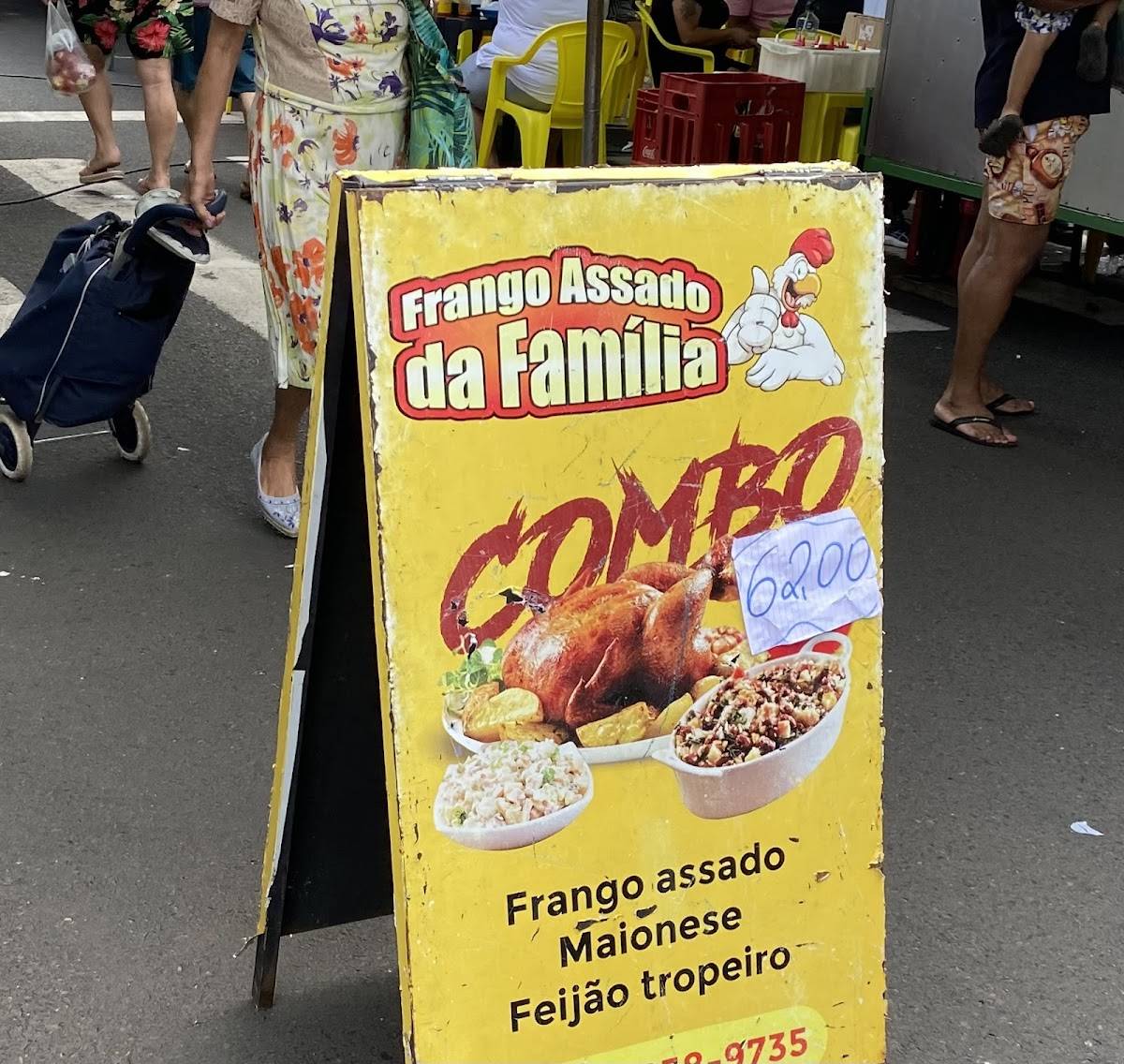 Menu em Frango assado da familia restaurante, Uberlândia