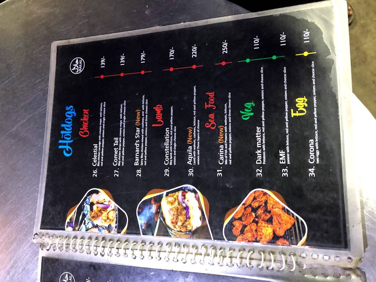 Menu at GD'S Burgers, Hyderabad