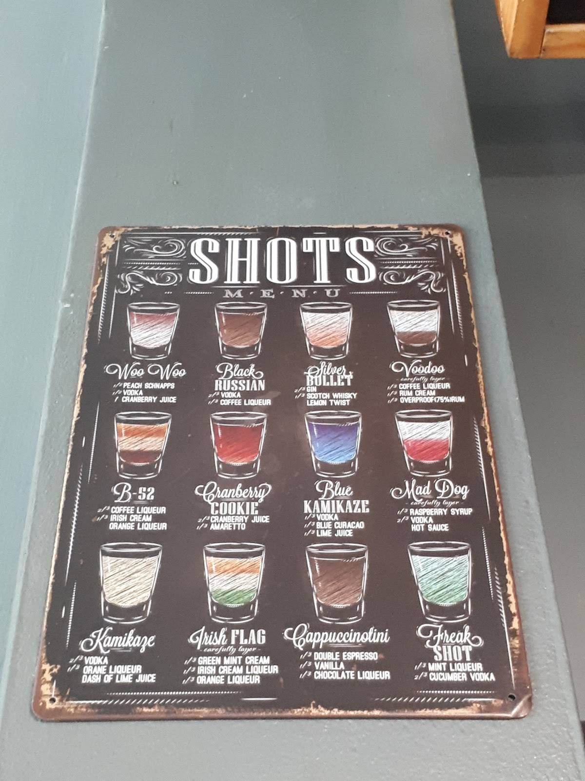 Menu at Garage 24 Cafe', Trang