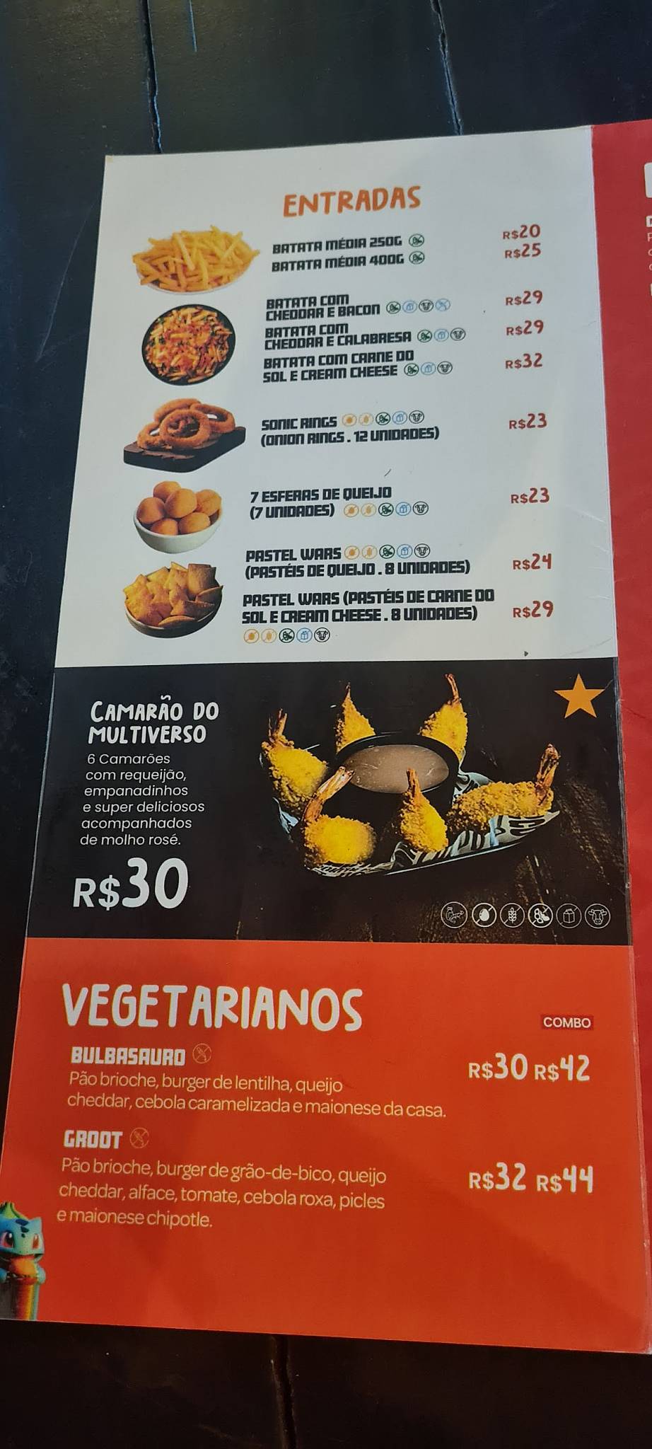 Menu em Geek Bunker Burger Sul restaurante, Fortaleza