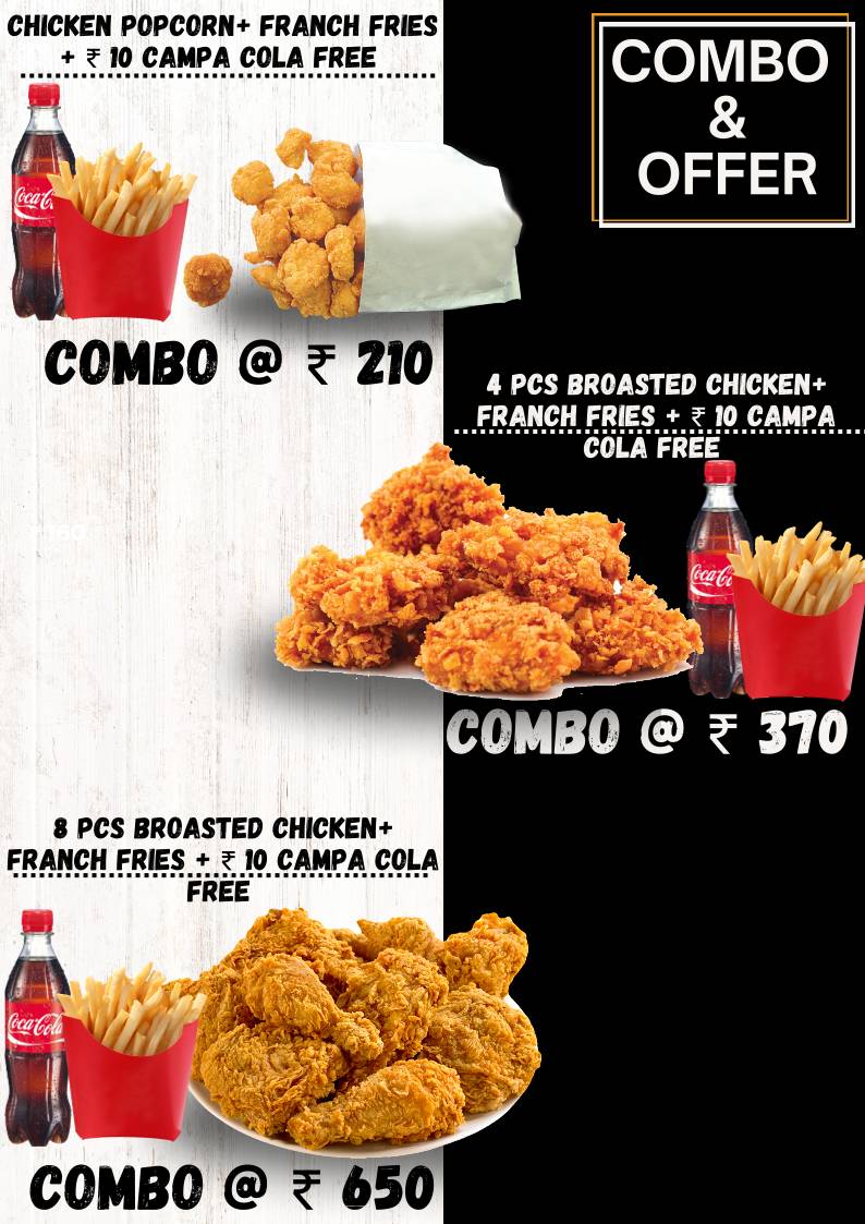 Menu at Go Crispy Fried Chicken, Hyderabad