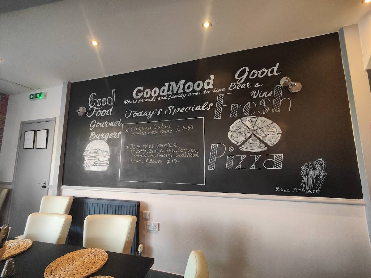 Menu at Good Mood restaurant, Porthmadog