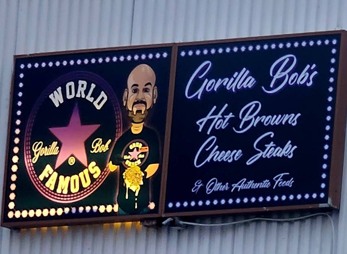 Menu at Gorilla Bob's Grub Shack restaurant, Louisville, 8533 Terry Rd