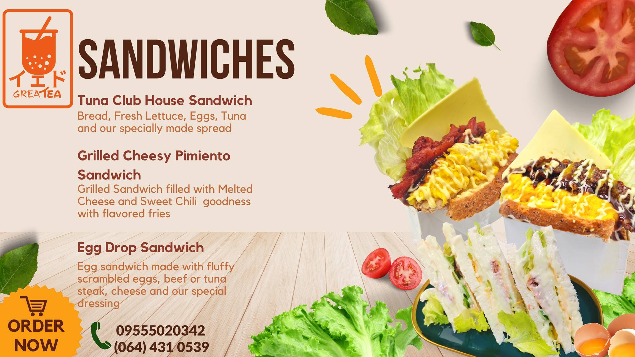 Menu at Greatea Smart Café restaurant, Cotabato City