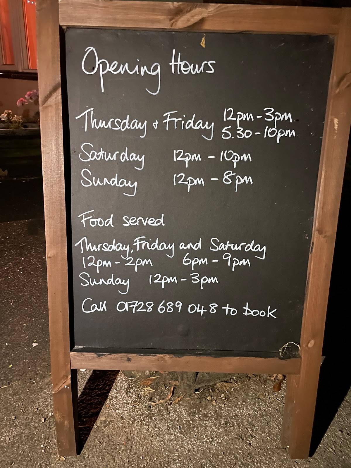 Menu at Green Man Inn - Tunstall pub & bar, Rendlesham, The Green Man Inn