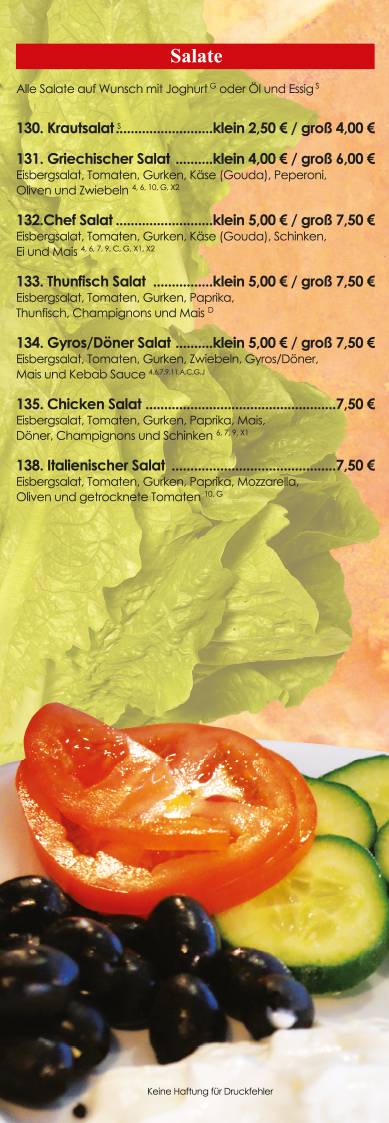 Speisekarte von Grill House Alex restaurant, Halle (Westfalen)