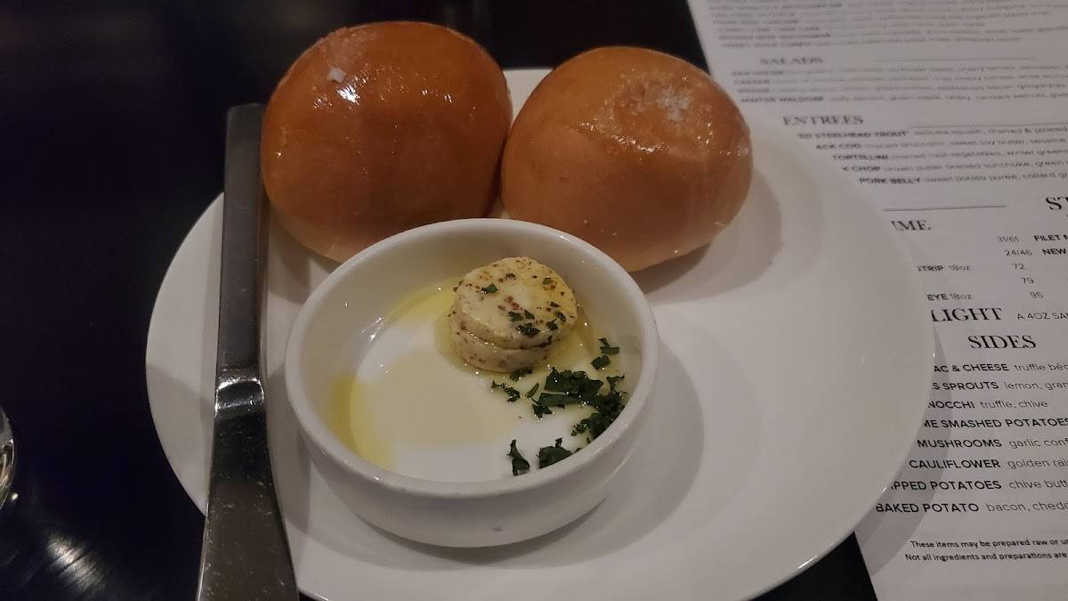 Menu at Guard and Grace steakhouse, Denver