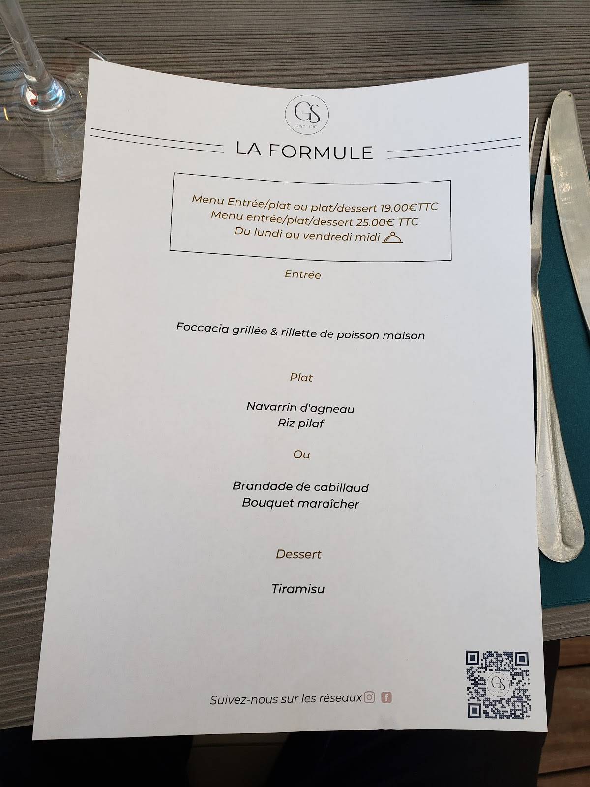 Menu au Gulfstream Restaurant & Club de plage à La Baule, La Baule ...