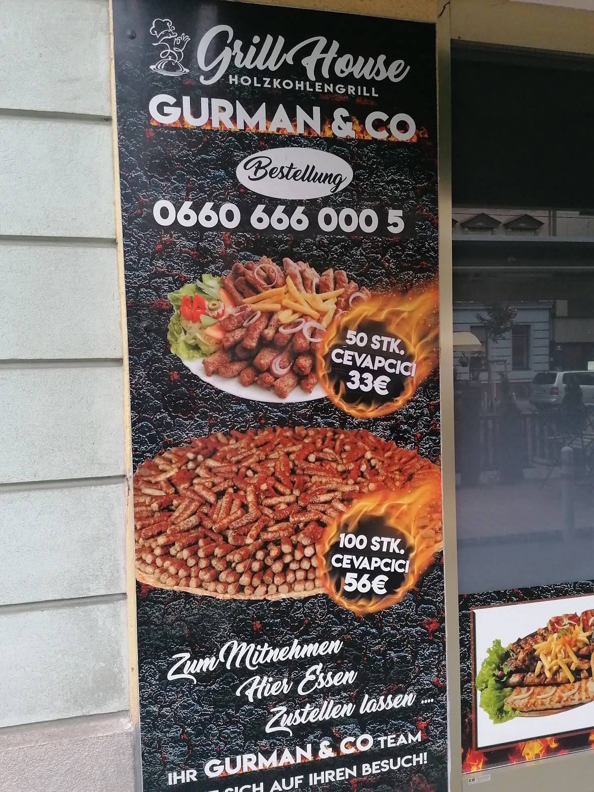 Speisekarte von Gurman Grillhaus restaurant, Wien