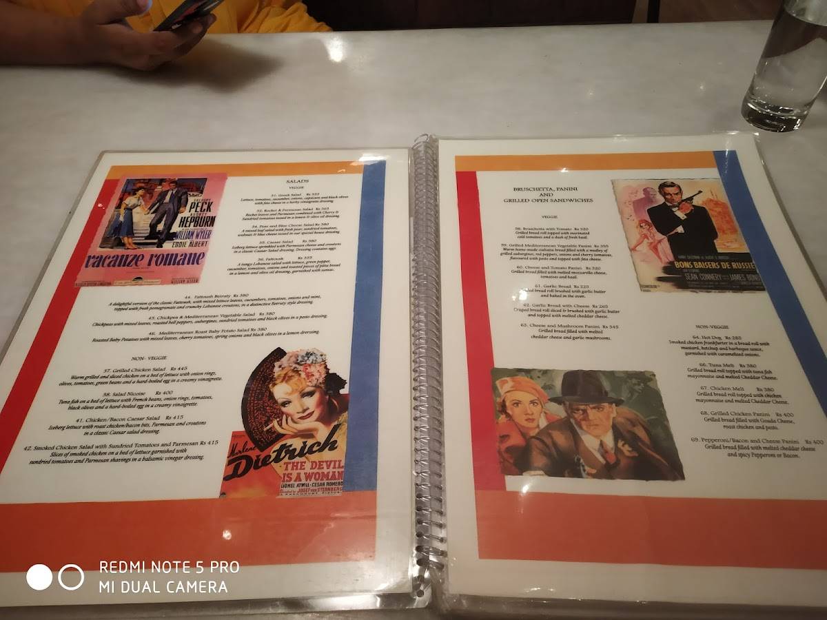 Menu at The Big Chill Cafe, Gurugram