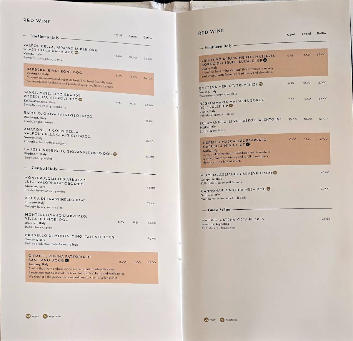 Menu at Gusto Italian - Oxford pizzeria, Oxford