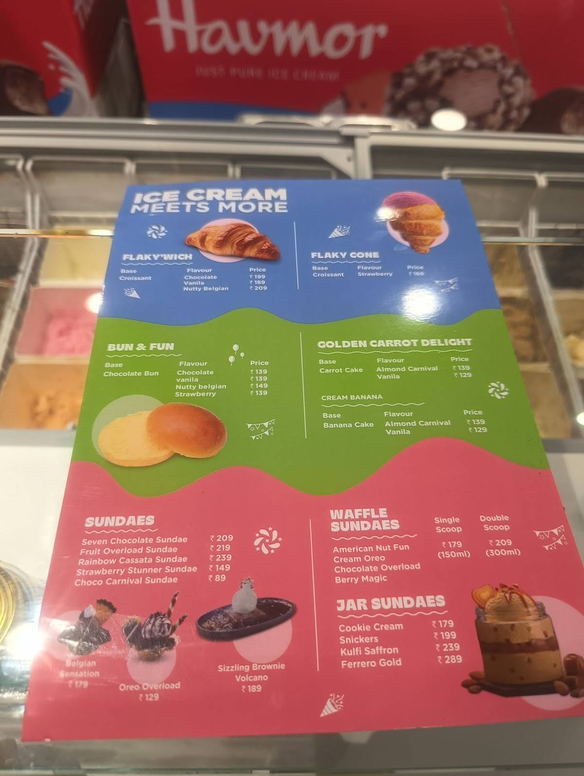 Menu at HAVMOR ICE CREAM - AMBATTUR, Chennai, 395