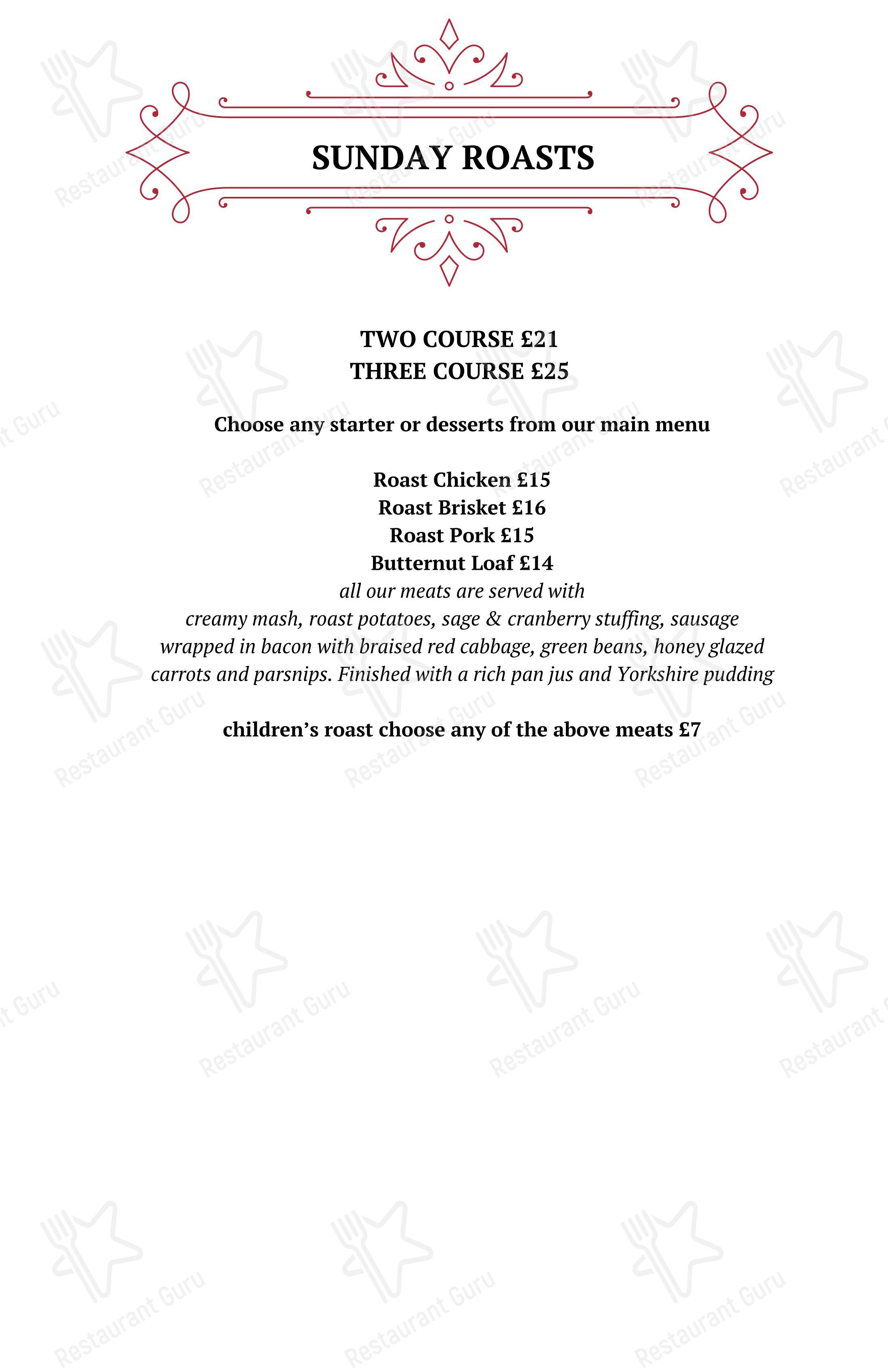 Menu at Hamilton Russell Arms pub & bar, Stockton-on-Tees