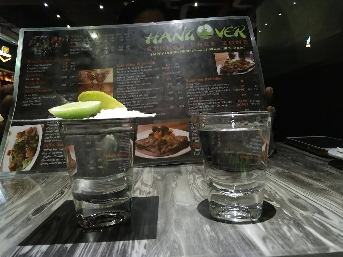 Menu at Hangover Sports Bar.......Stress free Zone, Kalyan, PVR